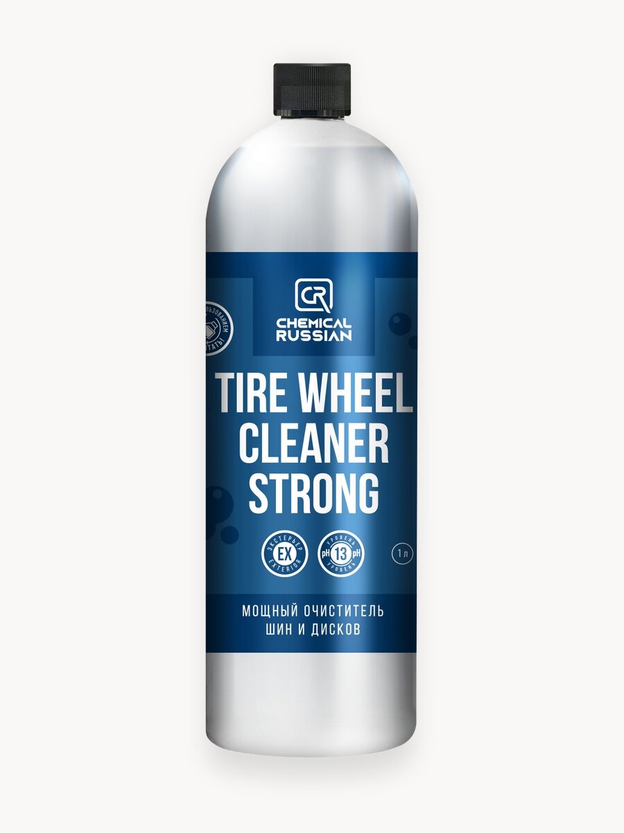 Очиститель дисков автомобиля - Tire Wheel Cleaner Strong, 1 л, Chemical Russian, очиститель шин
