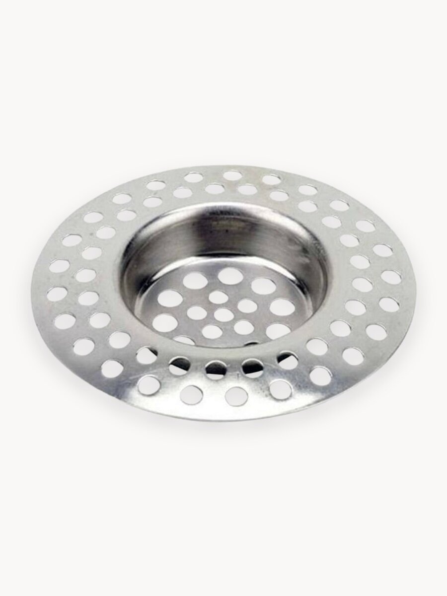 Сито-фильтр (сетка) для слива в раковину, 7,4 см х 7,4 см, , 2 штуки