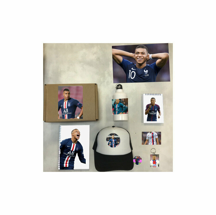 Бокс GOODbrelok принт "Килиан Мбаппе, Kylian Mbappe" - KM0008