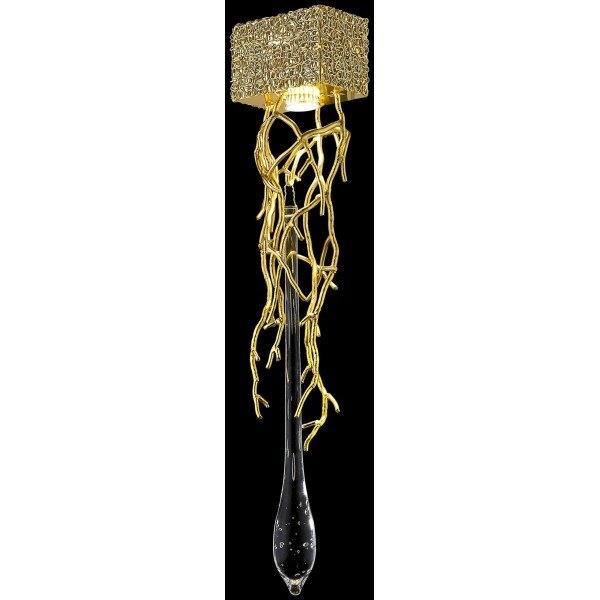 Бра Wertmark WE186.01.401 Divina GU10 40 Вт матовое золото