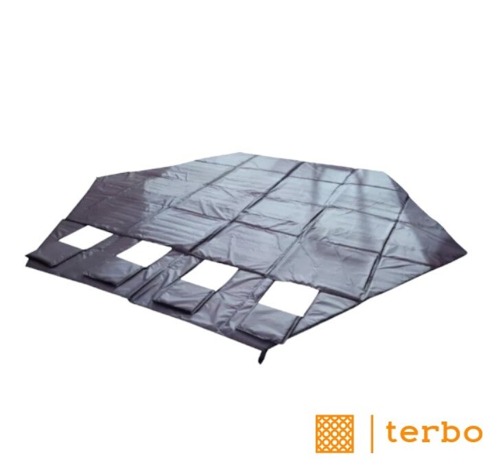 Пол непромокаемый для зимней палатки 2020, 3х3м с отверстиями для лунок.