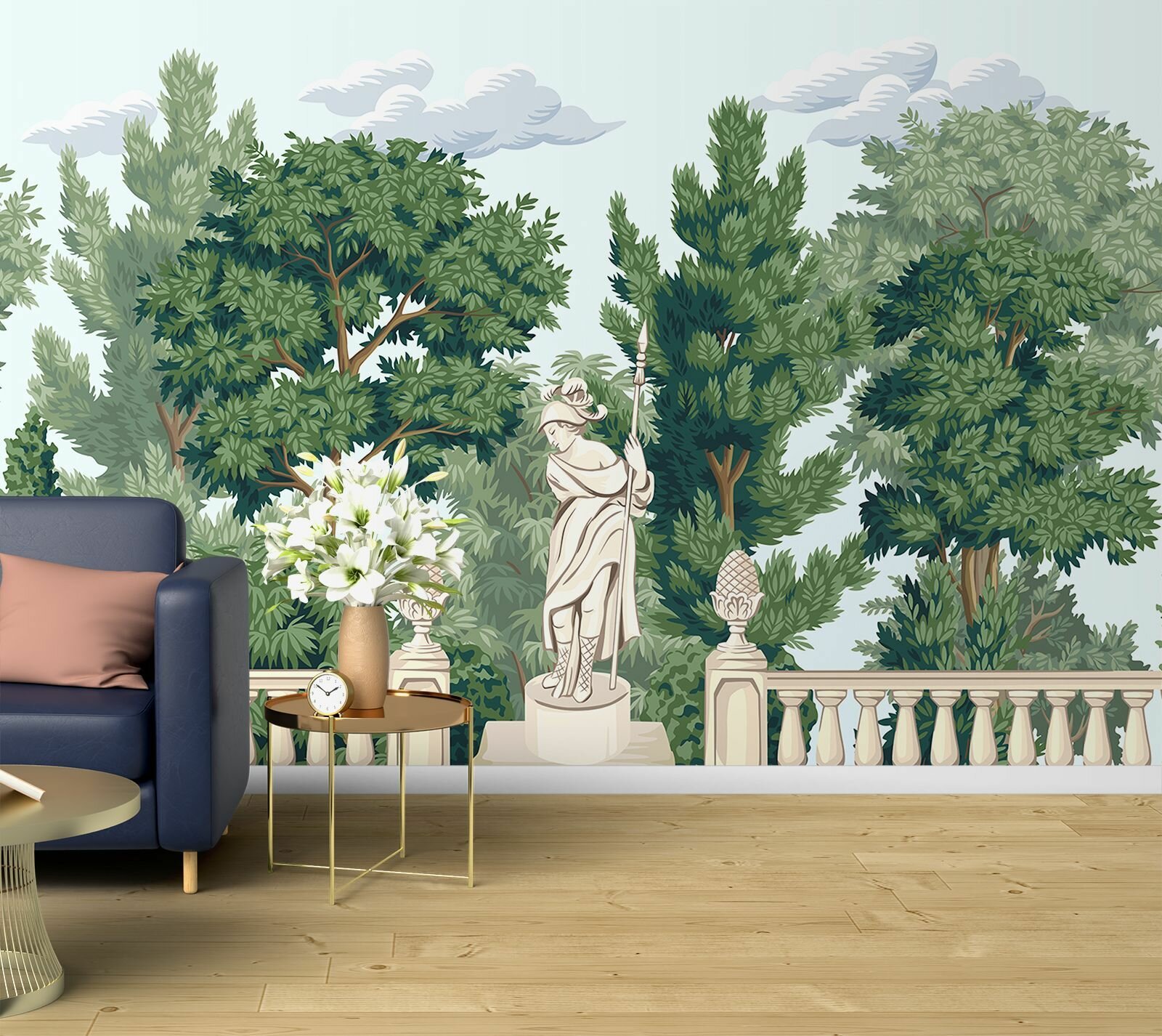 Фотообои 3d на стену флизелиновые Luxury Walls AM11104 Деревья 400х270 см