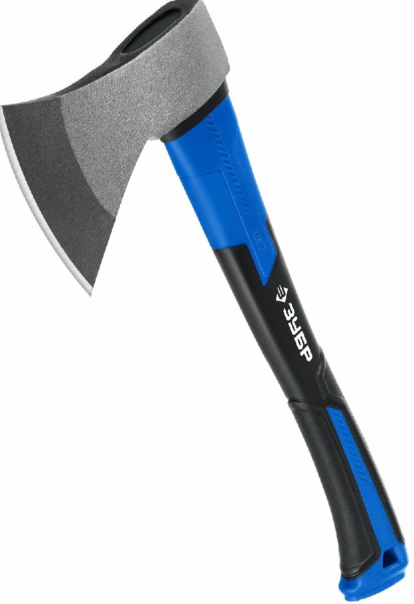 Кованый топор ЗУБР Фибергласс 1000 г 1180 г 430 мм с антивибрационной технологией для рубки колки и тески древесины