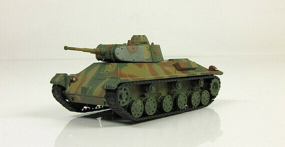 Масштабная модель 1/72, танк Т-50