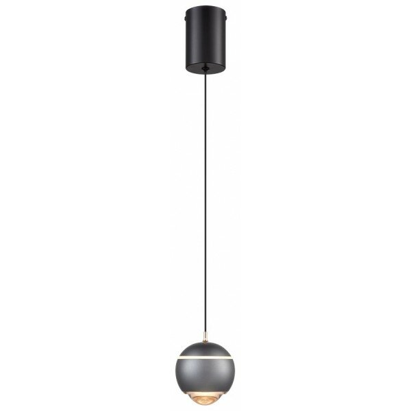 Светильник светодиодный Wertmark WE470.01.326 Ebba серый, золото, черный LED 1*8Вт LED 3000K