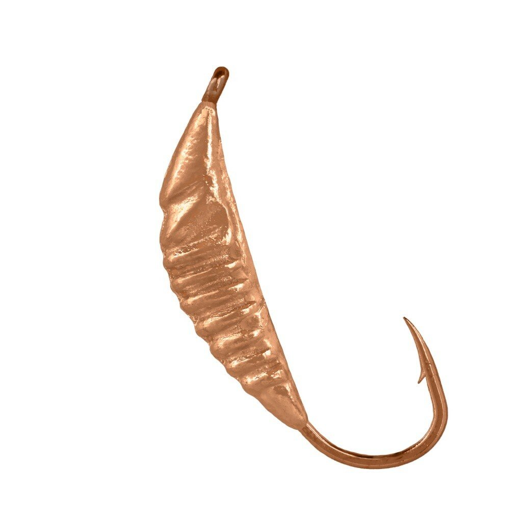 Мормышка Lumicom Малек вольфрамовая гальваника 3,0мм Cu для зимней ловли на льду