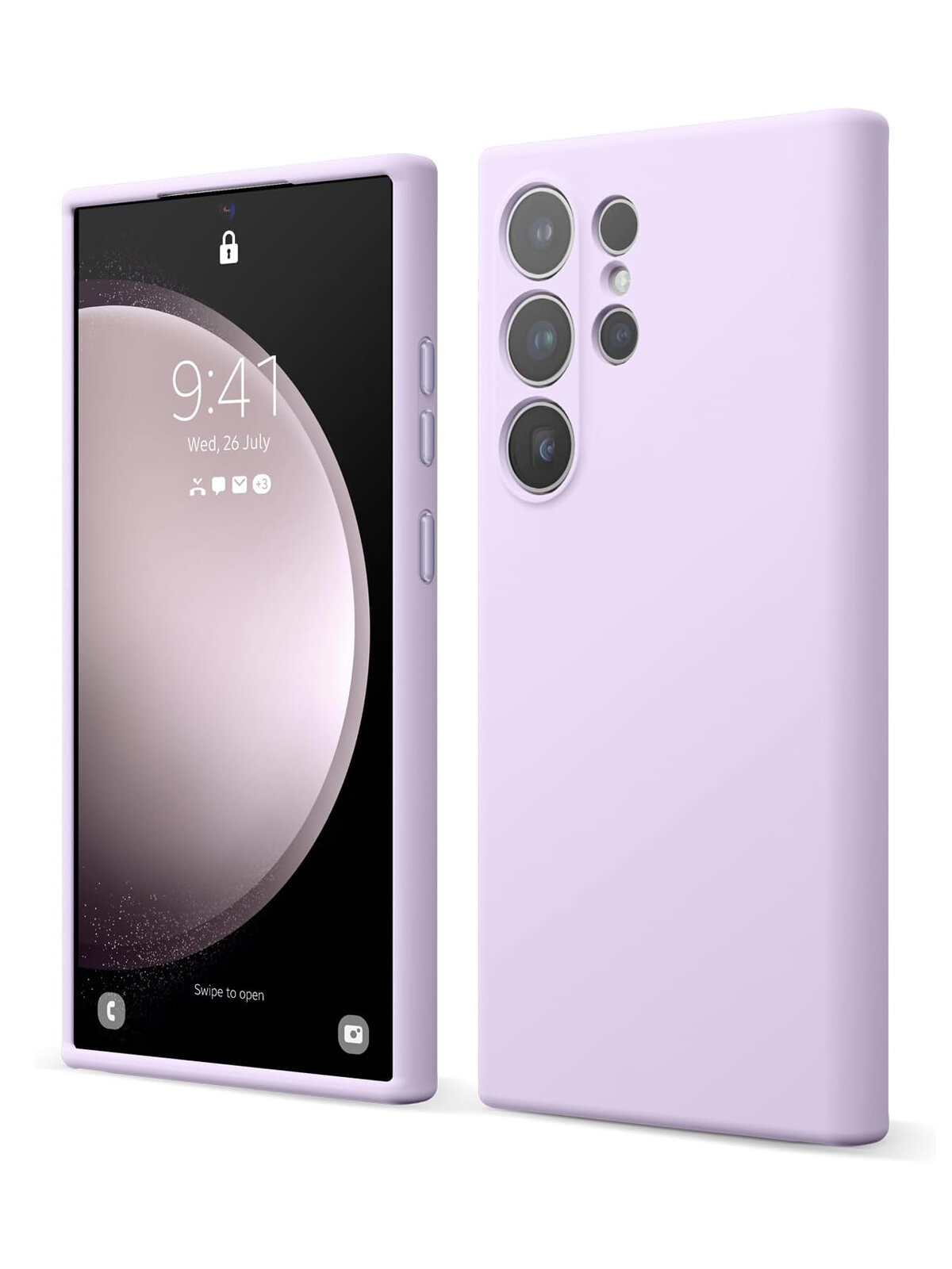 Elago для Galaxy S24 Ultra чехол Soft silicone (Liquid) Lavender