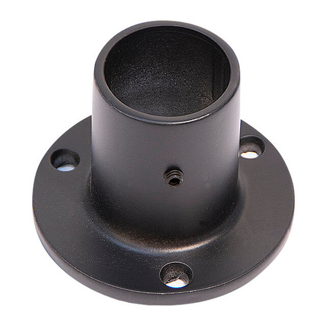 Держатель для трубы 25 мм усиленный высокий JF-64 черный - надёжное крепление