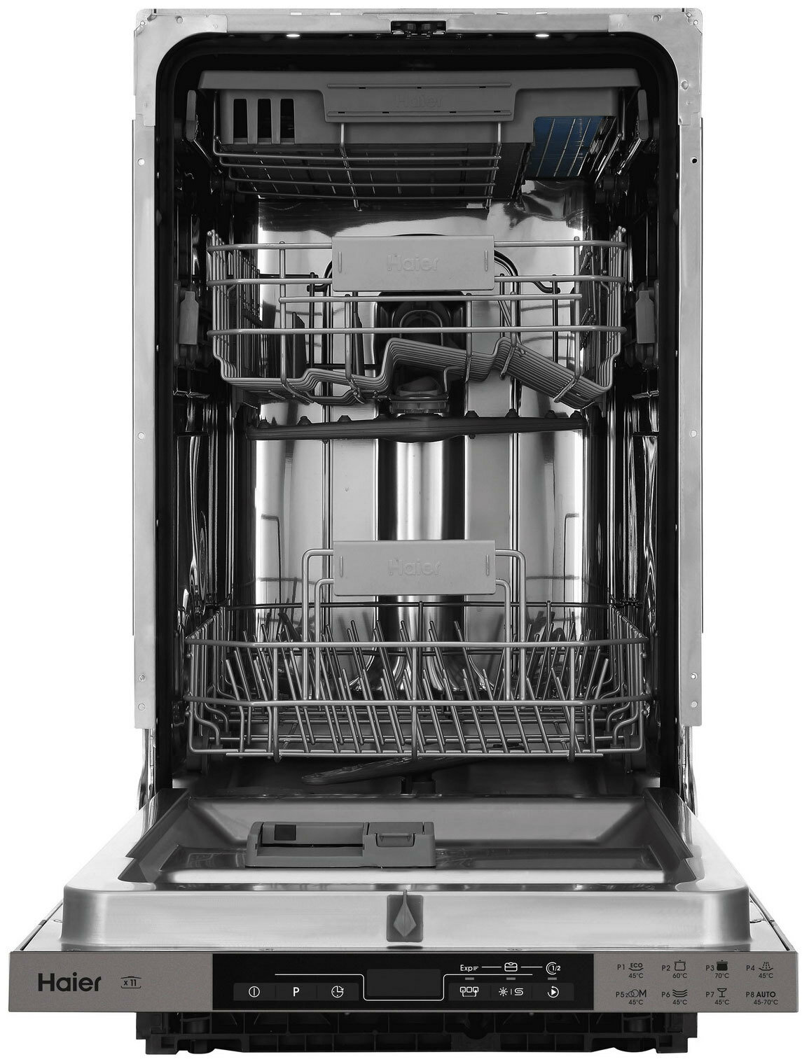 Встраиваемая посудомоечная машина 45см HAIER HDWE11-194RU (11 компл, 3 корз, диспл, луч)