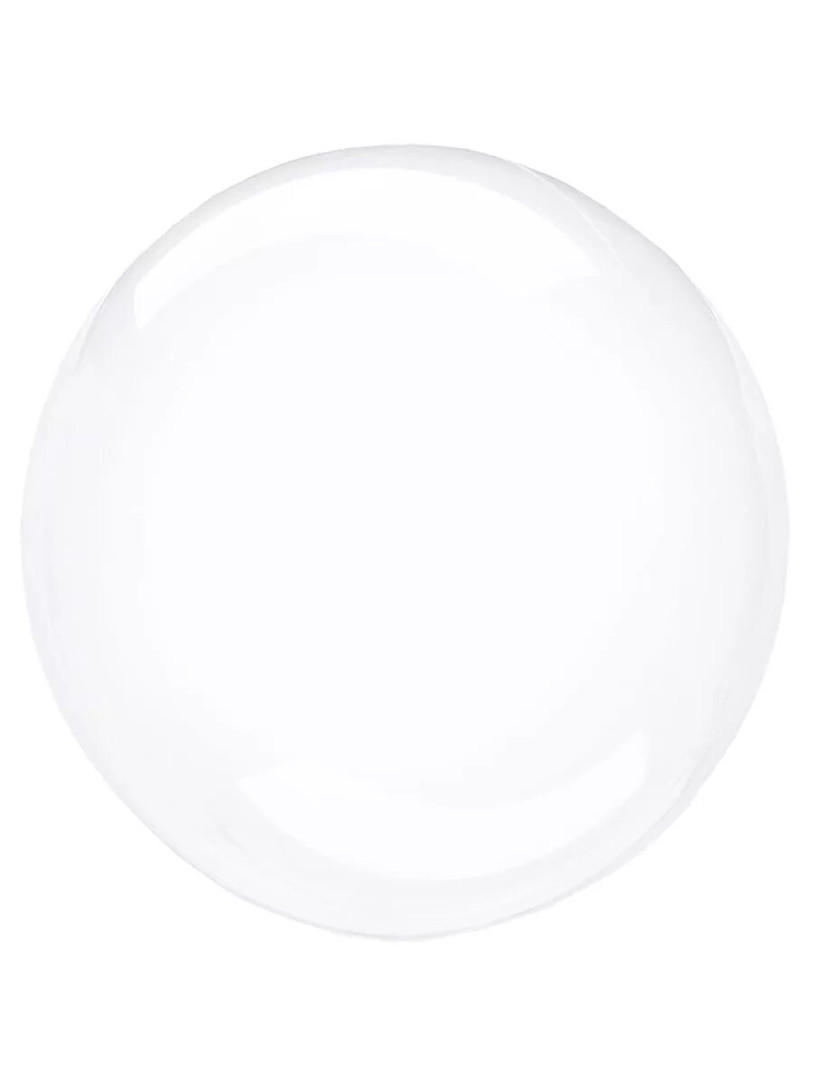Сфера 3D Deco Bubble Прозрачный в упаковке, воздушный шар (36"/91 см ) 10 шт. / Веселуха