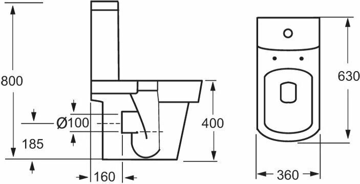 Бачок для унитаза BelBagno Mattino BB1060T
