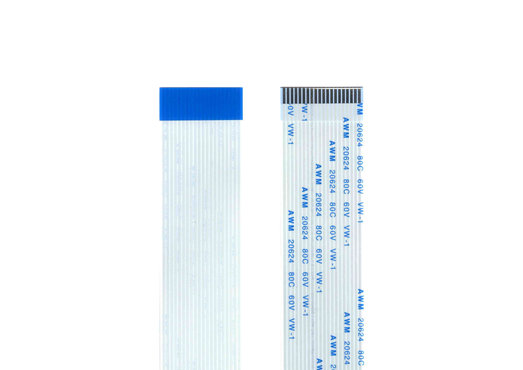 Шлейф 20 pin, 20 см, шаг 1 мм FFC, прямой А