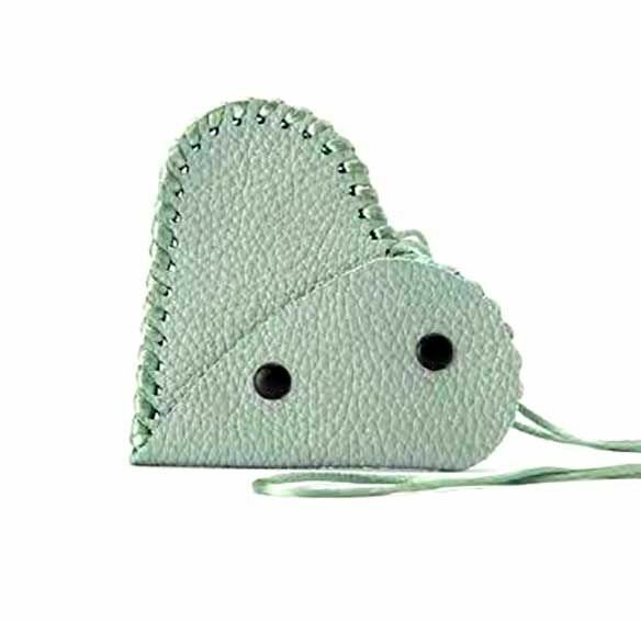 Набор для создания кошелька Askent детский, кожзам, нитки (KD.14. Сердце)