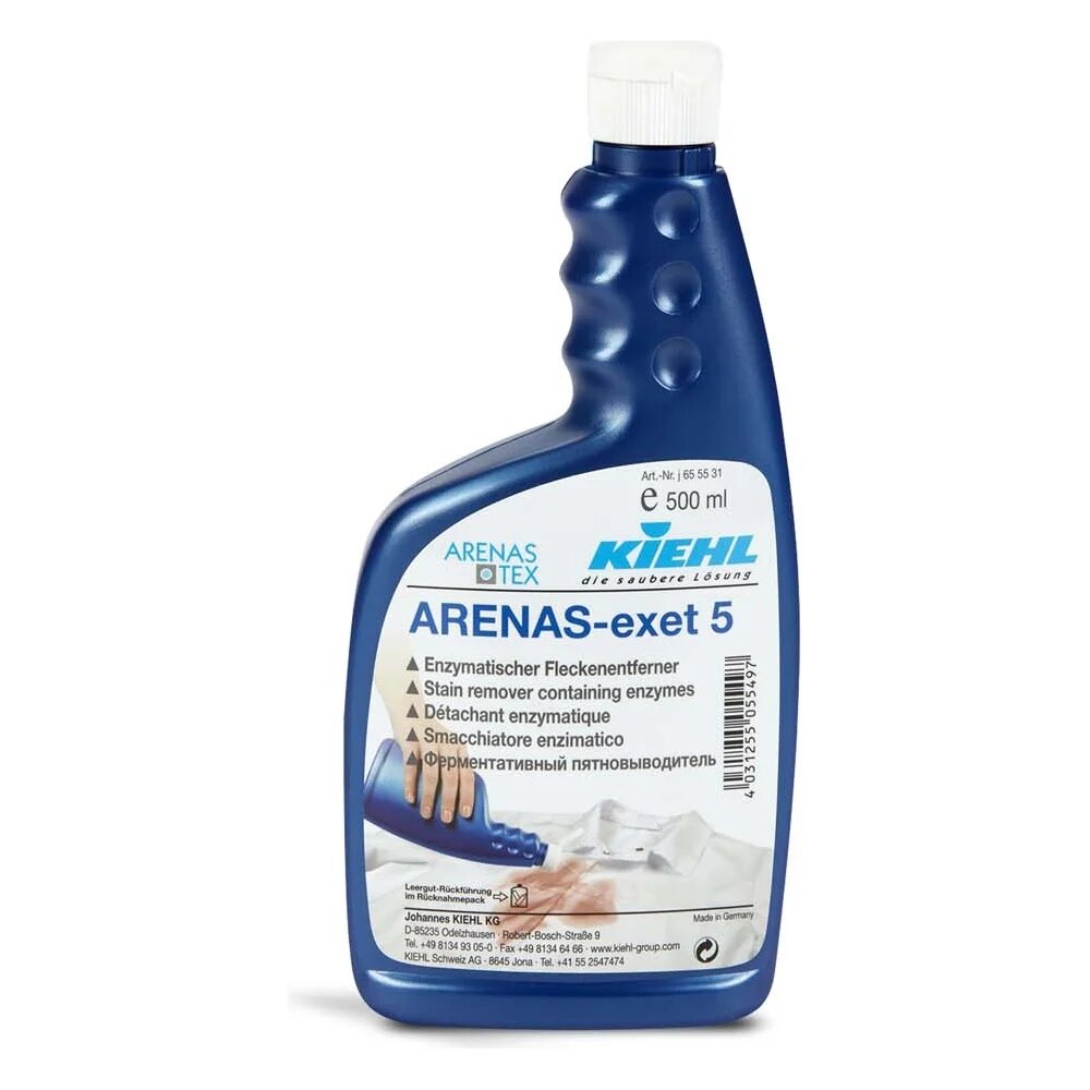 Пятновыводитель следов крови, продуктов питания, травы KIEHL Johannes KG ARENAS-exet 5 500мл j655543