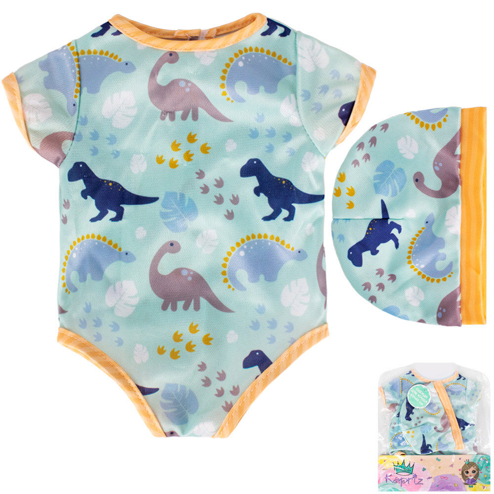 Одежда для пупса, детский игровой набор для сюжетно-ролевых игр, готовый гардероб, кукольный наряд, в комплекте боди с шапочкой для куклы, подарок девочке