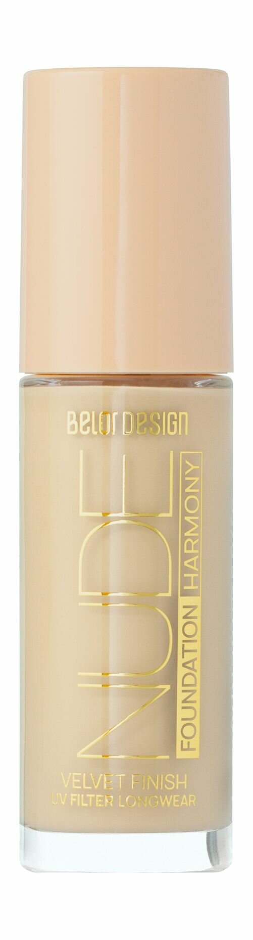 BELOR DESIGN Тональный крем Nude Harmony, 33 гр, 203 Medium beige
