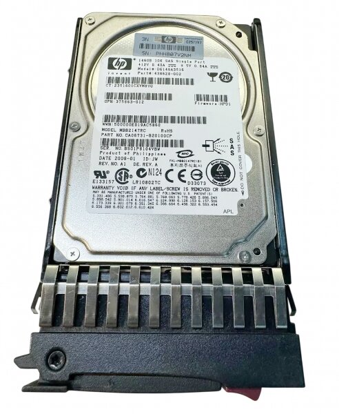 Жесткий диск HP DG146A3516 146Gb 10000 SAS 2,5" HDD