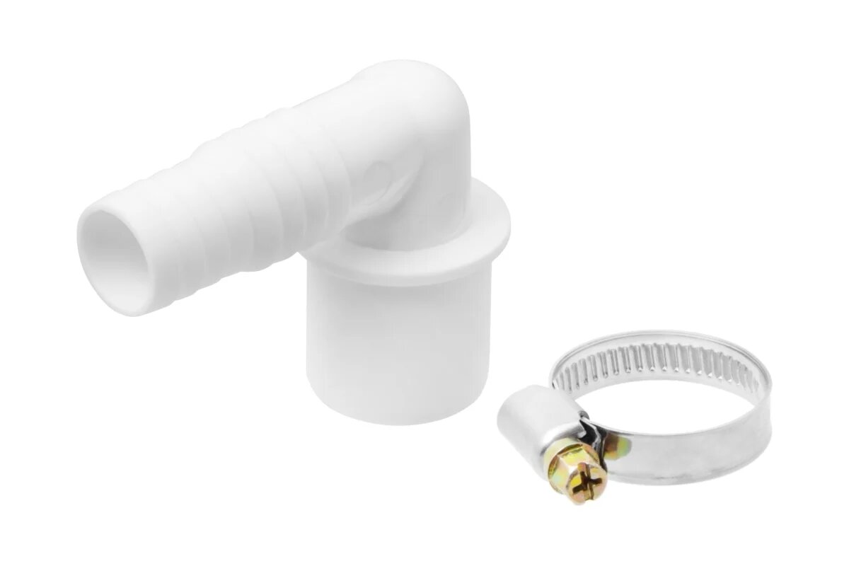 MasterProf угловой штуцер для сливного шланга стиральных машин 19/22 мм d32 ИС.110667