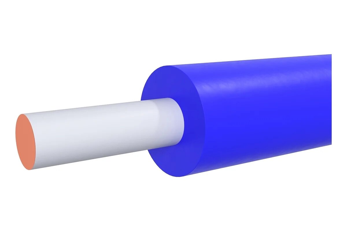 Торкабель Нв-0,2 4 600 синий 100 м на катушке - провод для электромонтажных работ