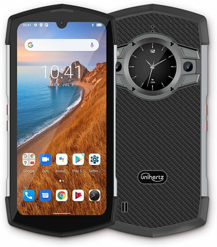 Защищенный смартфон Unihertz Tick Tock 5G, 8 ГБ 128 ГБ, 6000 мАч, 6,5-дюймовый экран