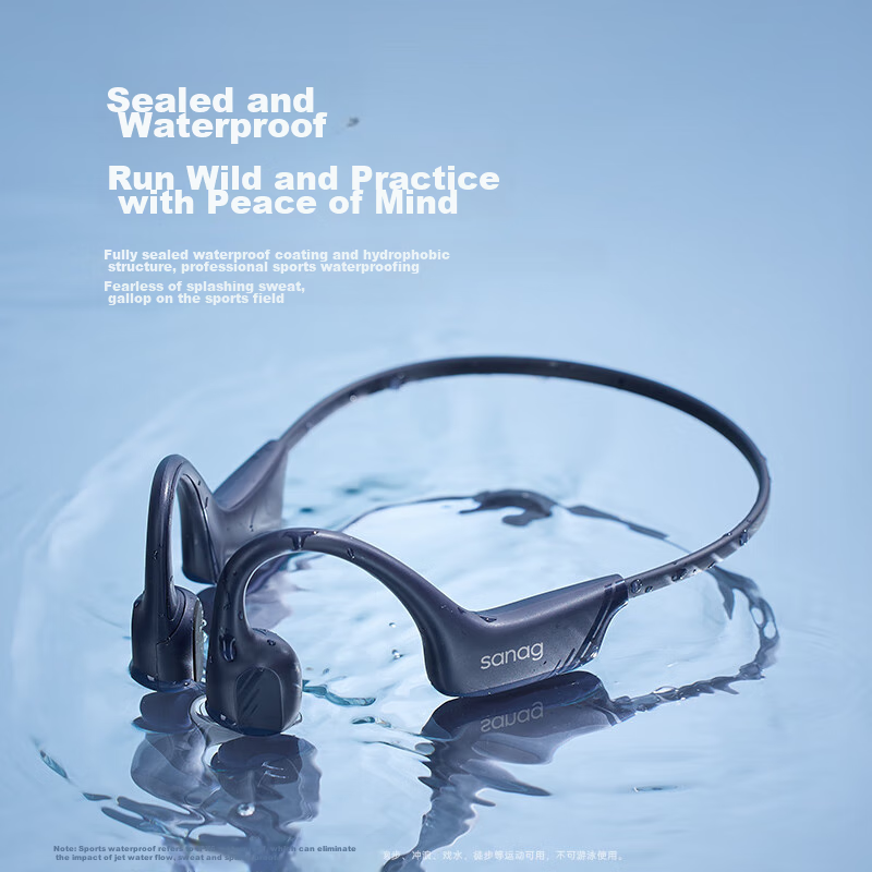 Беспроводные наушники SANAG Saina B21 Bone Conduction Headphones Bluetooth, цвет Blue