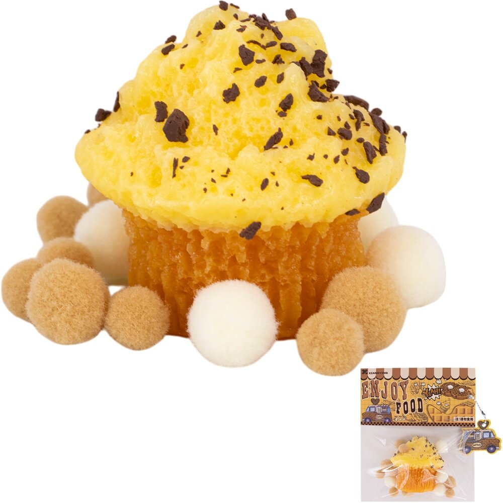 Игрушка-антистресс Китайская игрушка1 "Enjoy Food", Кекс, в пакете (FG241010095N)