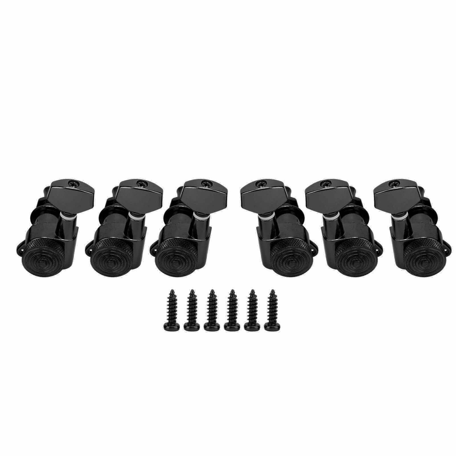 Запирающиеся колки для гитары, герметичные колки для струн, музыкальные аксессуары XFNHBK (3 правых и 3 левых колка)