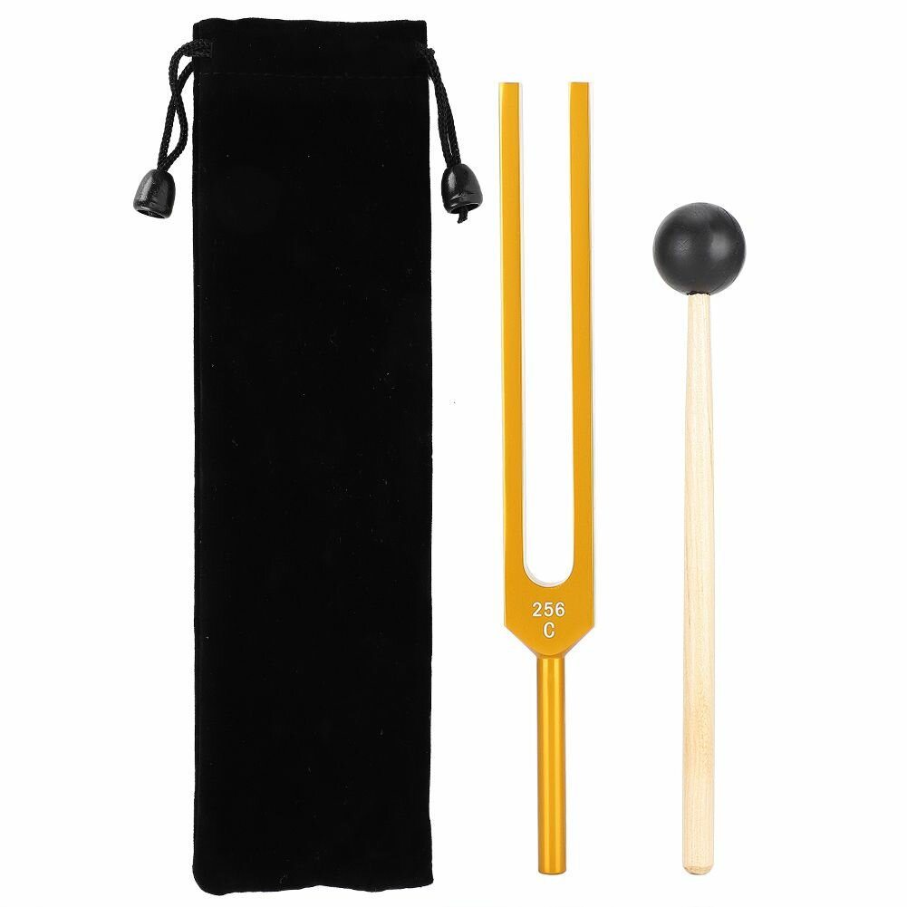 Алюминиевый камертон-молоток, 256 Гц, диагностический инструмент для лечения звука из сплавов C для ухода за слухом и вибрационной терапии