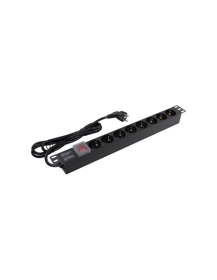 Блок питания на монтажную плату Exegate EX280842RUS Блок розеток ExeGate ServerPro PDU-19H803 Al-8S-EU2-SW, 19",1U, алюм, 8Schuko, евровилка, 2м