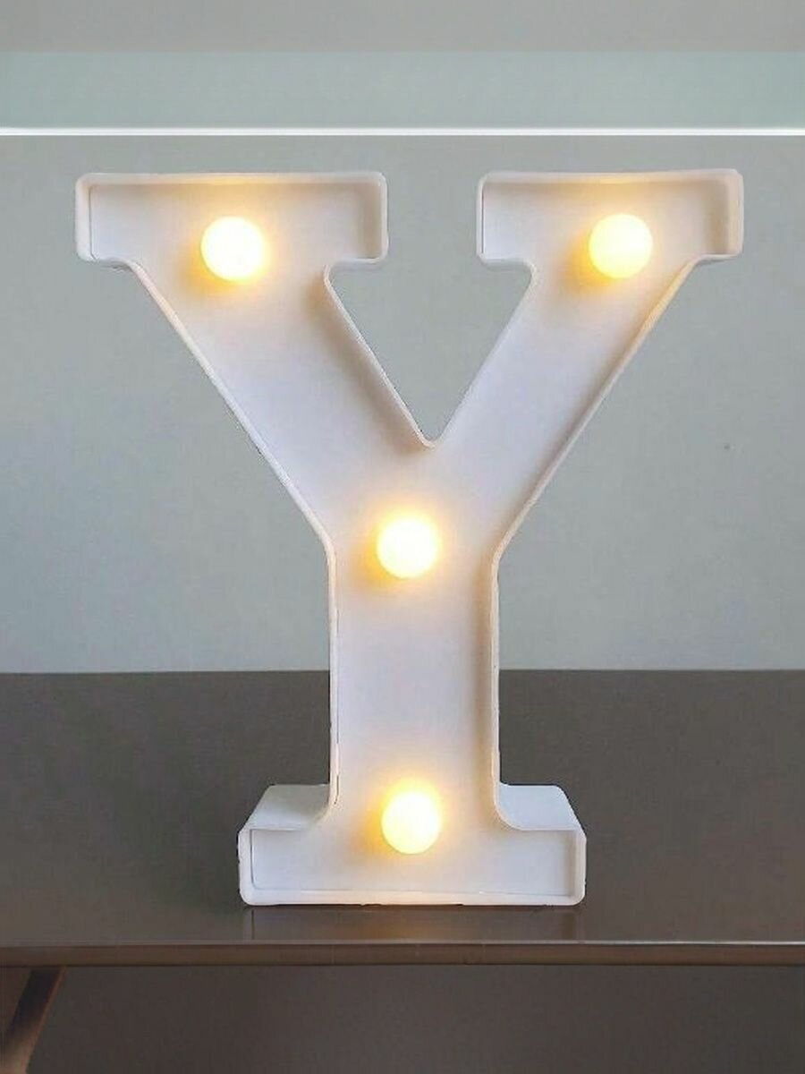 Большая световая декоративная буква "Любовь" с LED