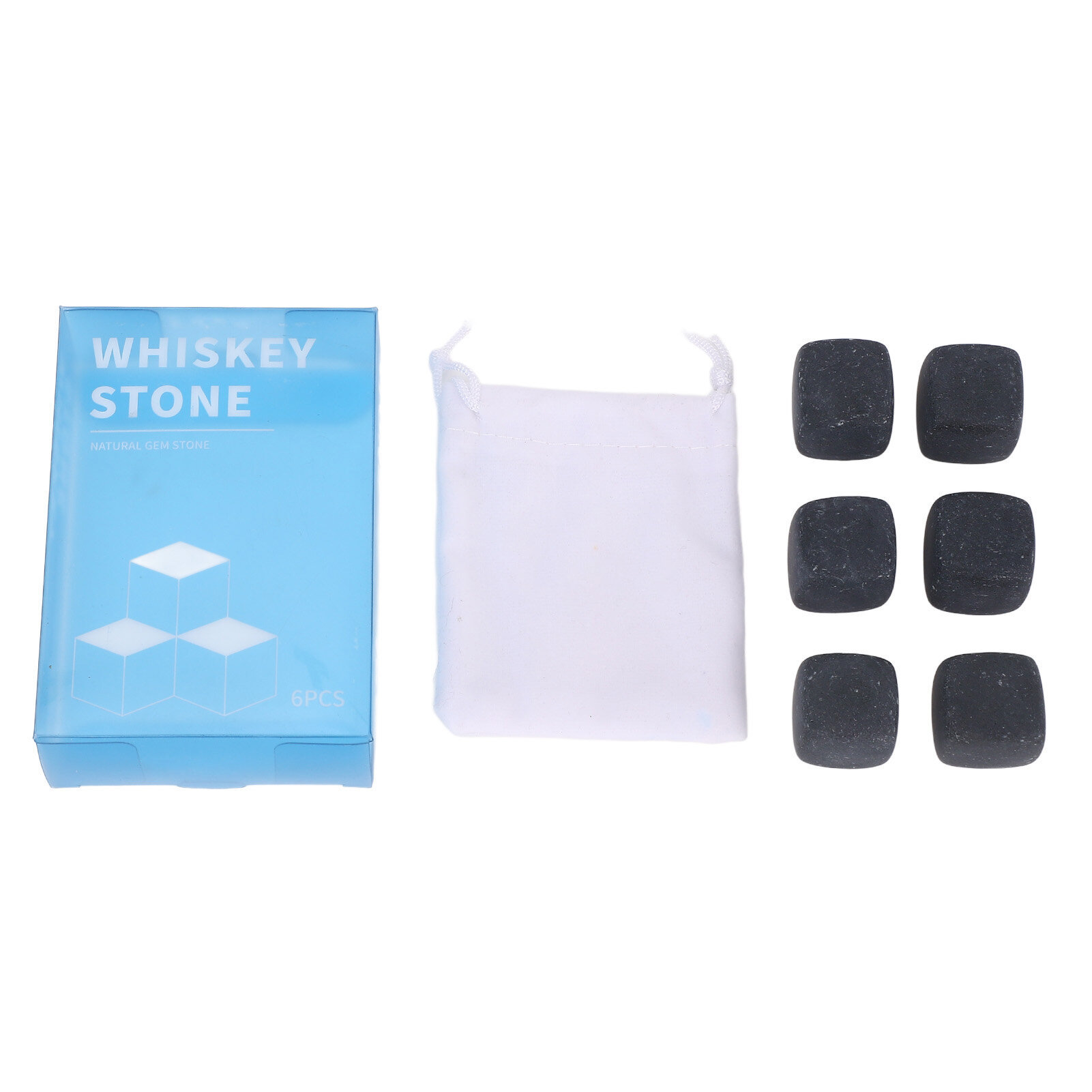 6 шт. Виски камни кубики базальт с улучшенным вкусом виски камень набор для джина вина водка подарок воды