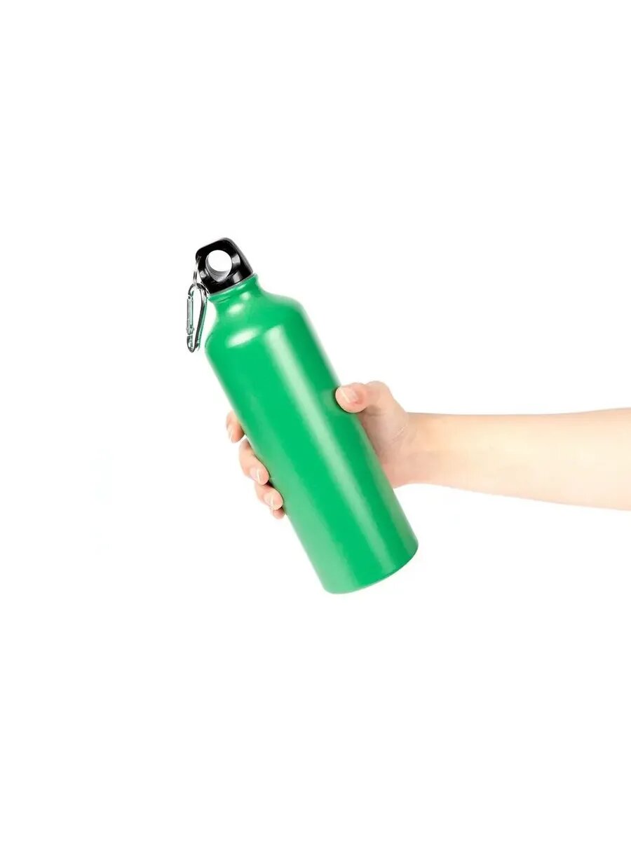 Эко-Бутылка для воды 750 мл в ярком зеленом цвете