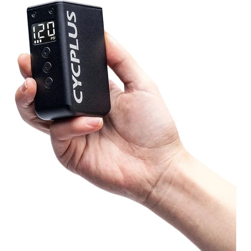 Портативный насос Cycplus CUBE AS2 PRO MAX (аккумулятор 600мАч, 120PSI, вес 205 гр)