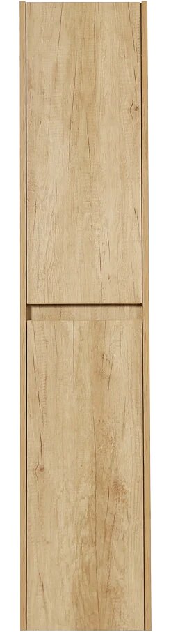 Шкаф-пенал для ванной BelBagno Kraft L подвесной, 33 см, светлое дерево, матовый, с дверками