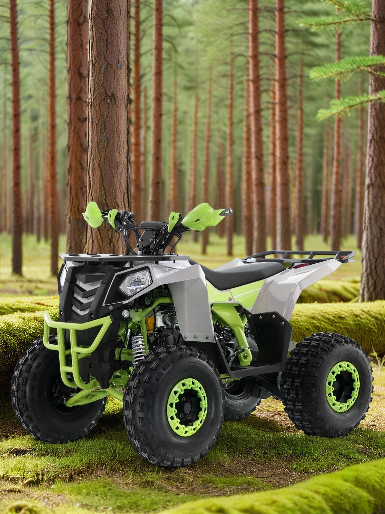 Квадроцикл COMMANDER 2 CROSS 140 см3 (полуавтомат 3+1R) GREEN