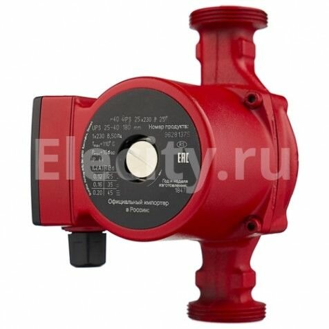 Насос циркуляционный Grundfos UPS 25-60 180