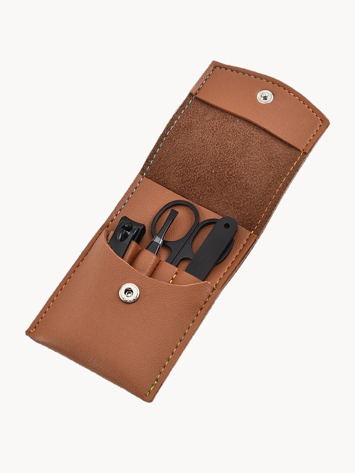 Дорожный маникюрный набор из 4 предметов MyPads A156-952 для маникюра, педикюра, инструменты по уходу за лицом из высококачественной нержавеющей ст.