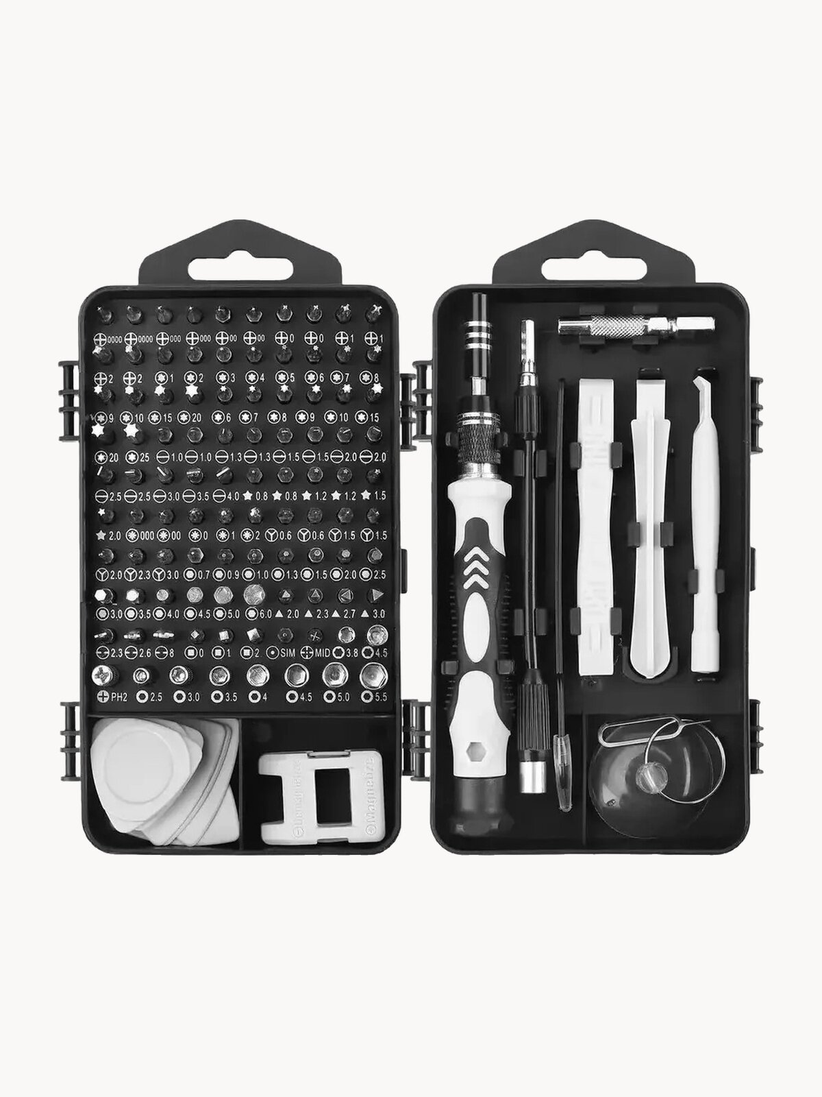 Набор отвёрток 117 в 1 с кейсом и сменными битами — набор для точных работ