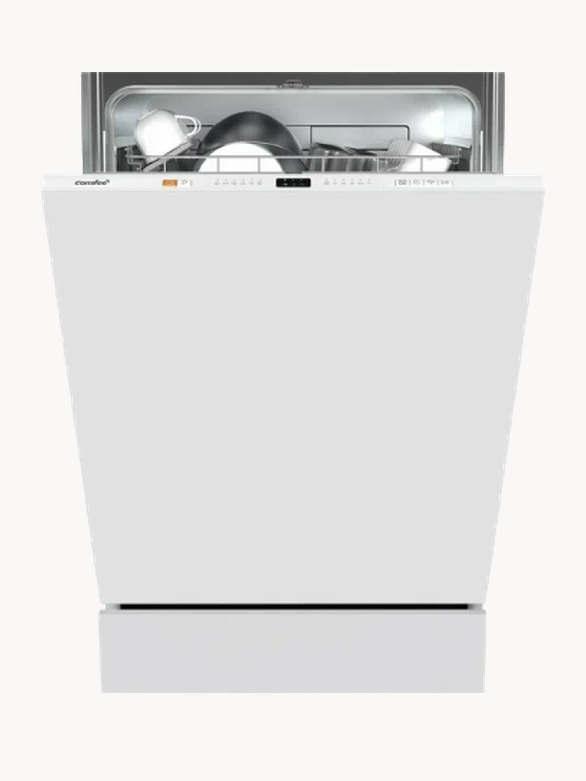 Встраиваемая посудомоечная машина Comfee CDWI602i, Wi-Fi, ширина 60 см, самоочистка, аквастоп, экспресс-мойка и сушка