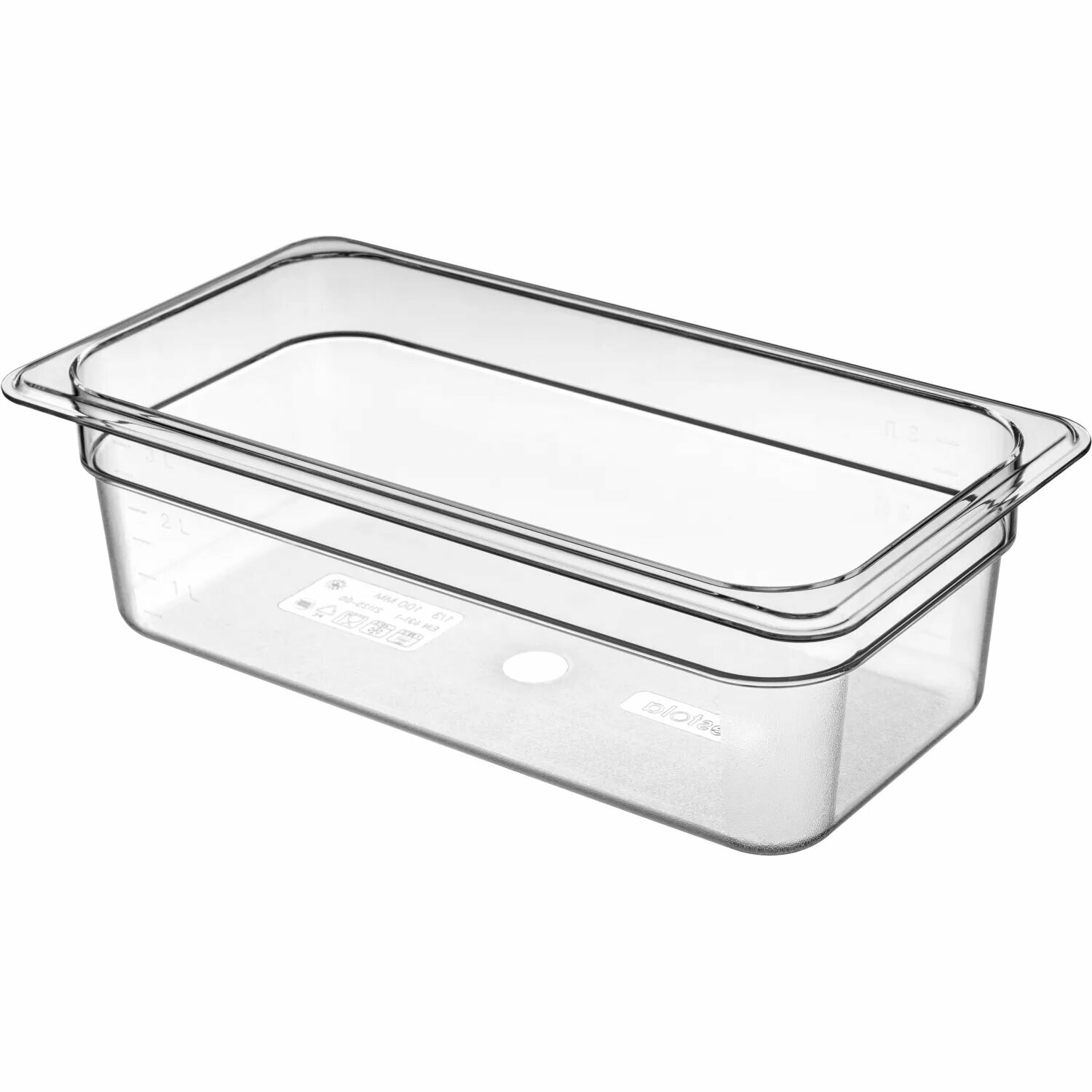 Гастроемкость из поликарбоната 1/3 Н-100 (прозрачный)