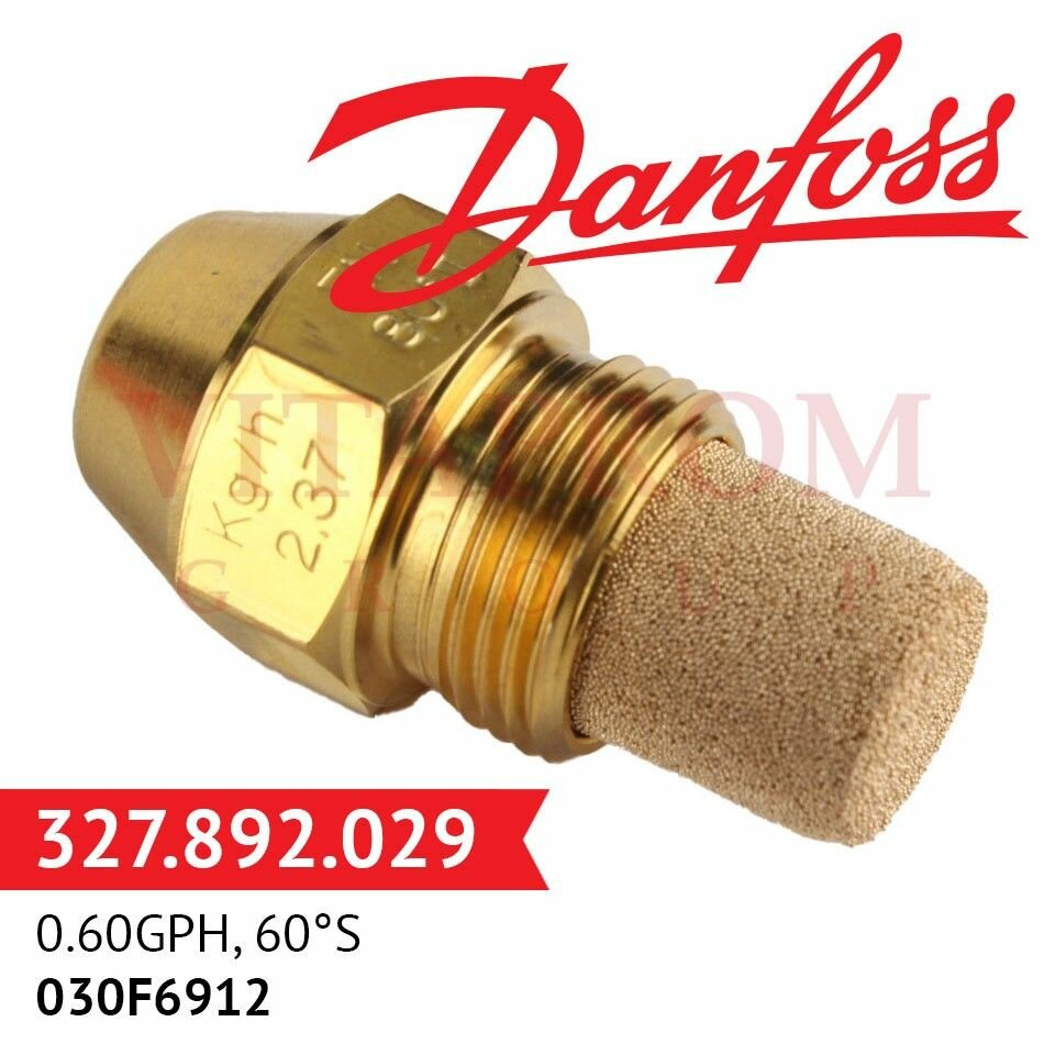 Форсунка Danfoss 0.60GPH, 60S, 030F6912 — фото 1