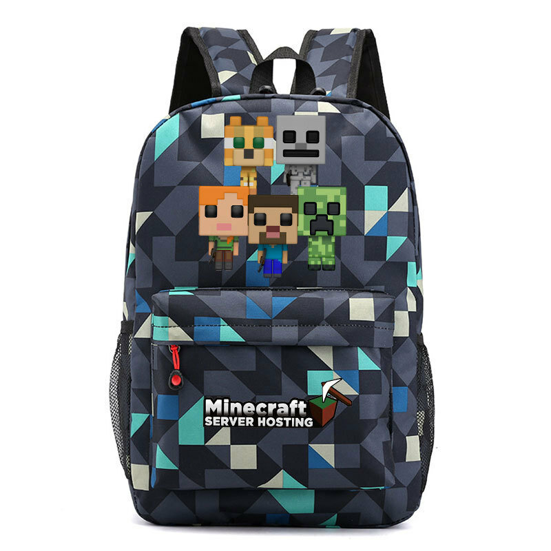 Школьная сумка Minecraft, рюкзак для школьников начальной школы, рюкзак большой вместимости, рюкзак Эндермена