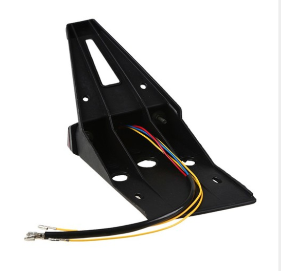 Универсальный 1 Шт Дымовой Фонарь На Крыле Мотоцикла LED Brake Stop Задний Фонарь Поворота