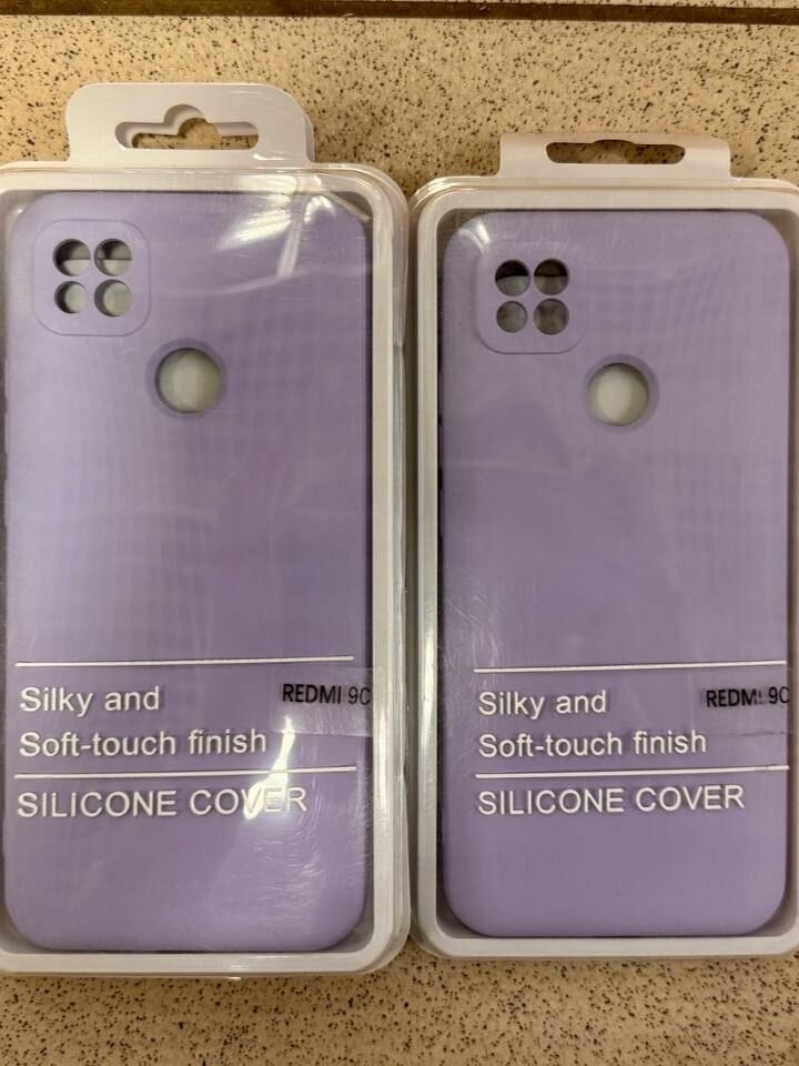 Чехол на Xiaomi Redmi 9C накладка на заднюю часть смартфона 2 штуки