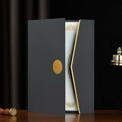 Сертификат Shell, формат А4, черная золотая фольга