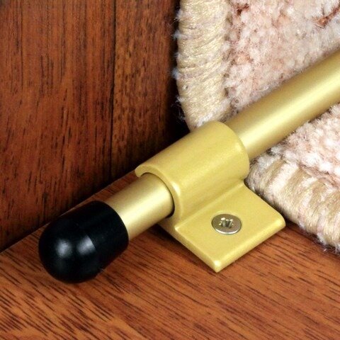 Ковродержатель Лука Металлический стержень, длина 1350 мм, цвет золото