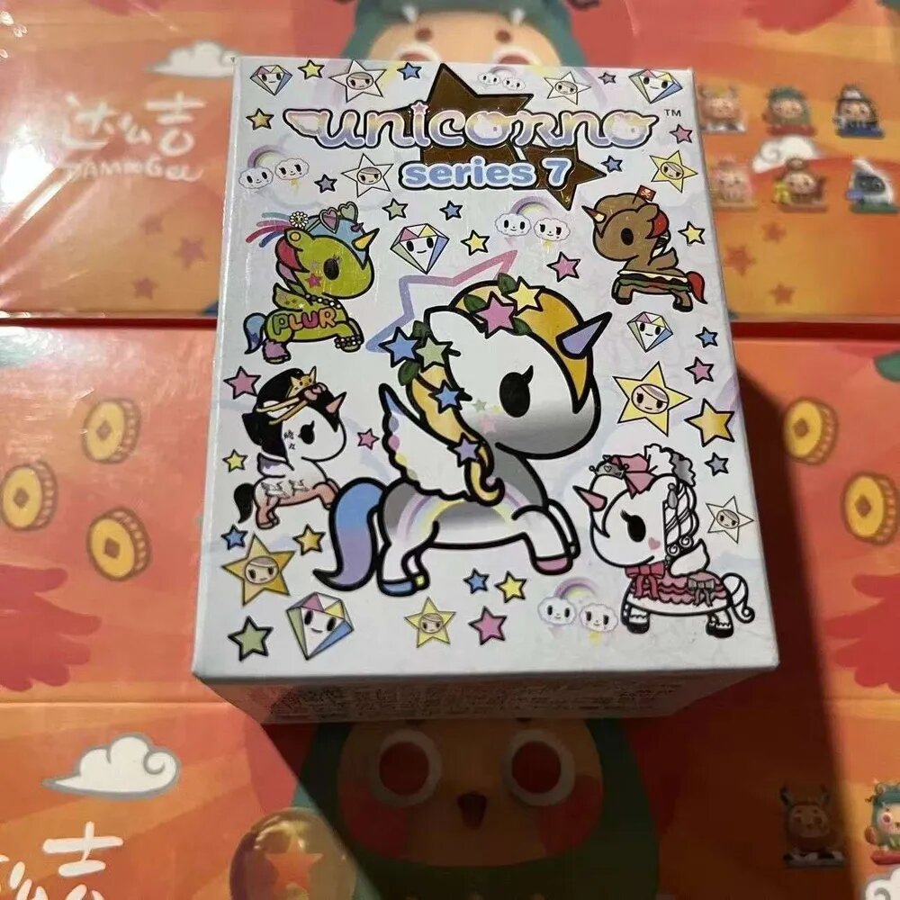 Фигурка-единорог Tokidoki Unicorno Metallico Series 6, коллекционная, винил