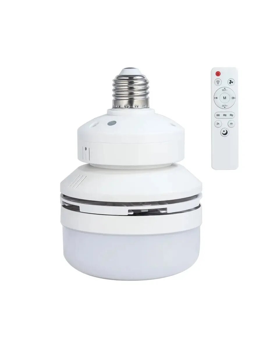 Стильная люстра-вентилятор с функцией охлаждения