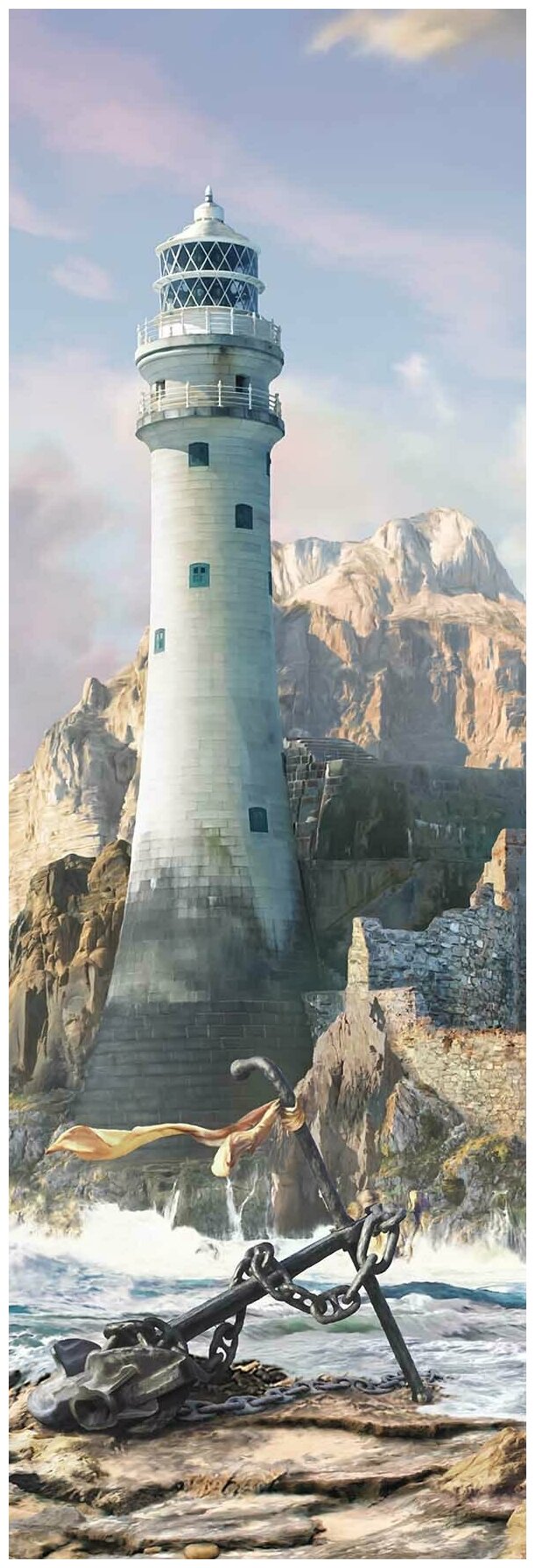 Фотообои (Панно) COLOR "Маяк", K-025, 100х300 см