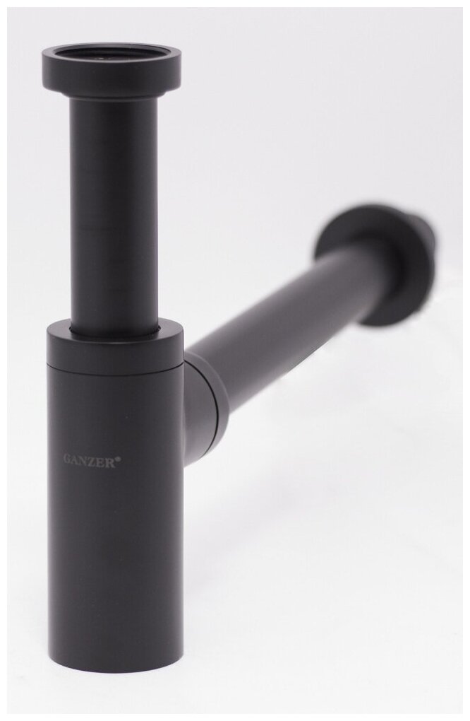 Сифон для раковины Ganzer А-2C черный